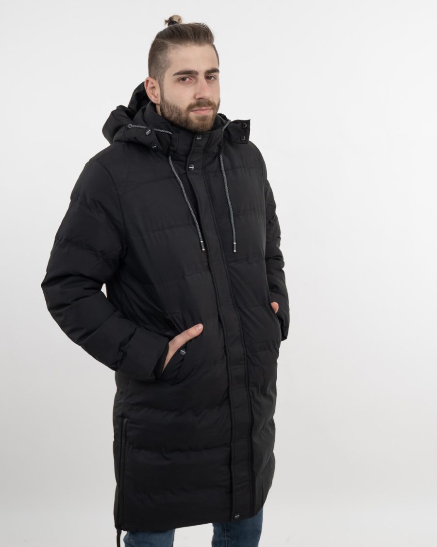 Muška zimska jakna – Sportska i Casual – NT-7439-1 – Crna
