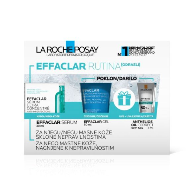 La Roche Posay Effaclar rutina za odrasle (Effaclar serum 30ml + Effaclar gel 50ml)