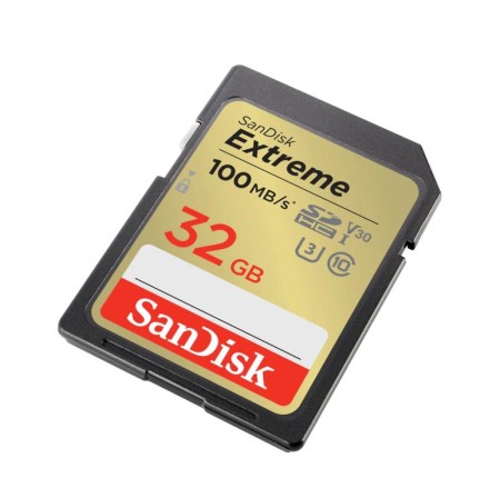 SanDisk SDHC 32GB Extreme 100MB/s V30 UHS-I U3