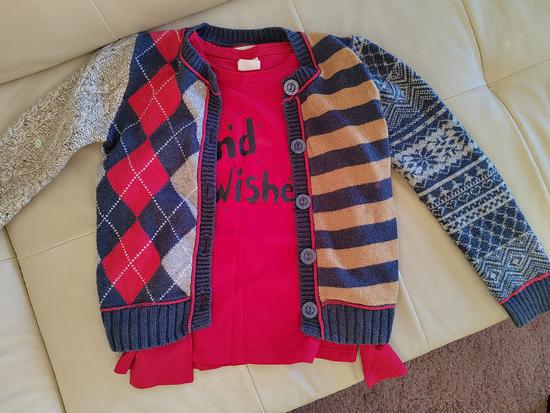 Next dzemper i Zara bluza