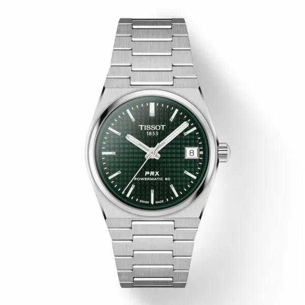 Tissot T1372071109100 Prx Green Powermatic 80 35 Mm