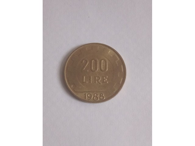 200 Lira 1988.g - Italija -