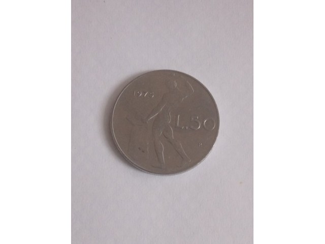 50 Lira 1975.g - Italija -