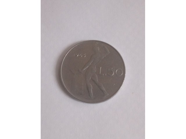 50 Lira 1965.g - Italija -