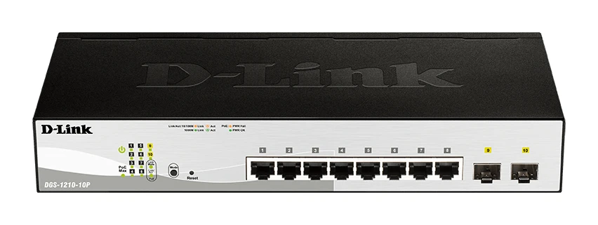 D-Link DGS-1210-10P/E switch 8-portni