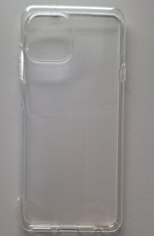 TPU silikonska maska Clear Solid za Motorola Moto Edge 20 Lite 2021 (6.7") crna