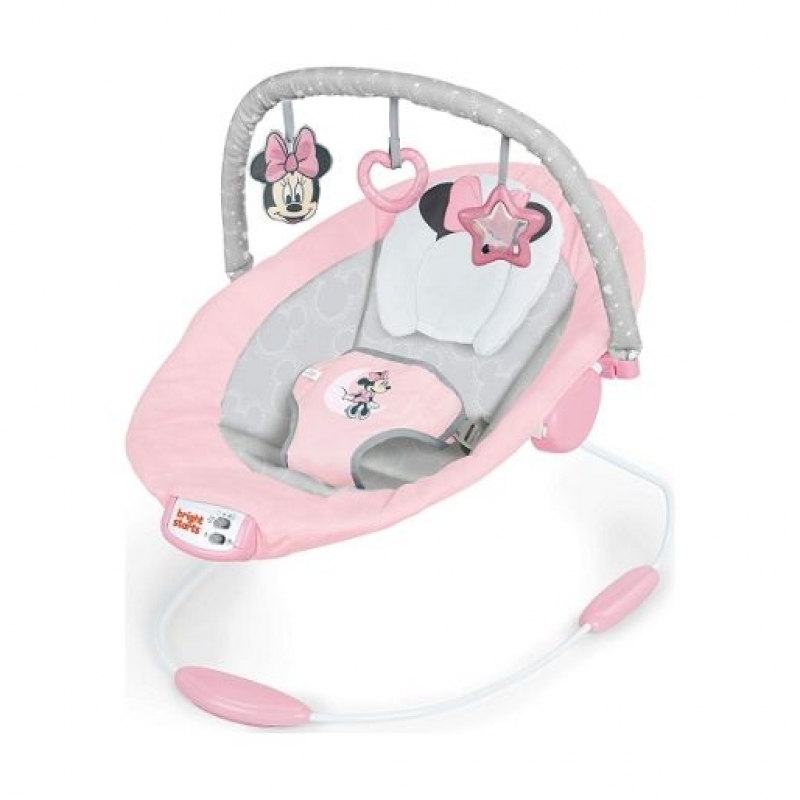 Kids II Bright Starts ležaljka za bebe 0-9kg Minnie Mouse Rosy Skies
