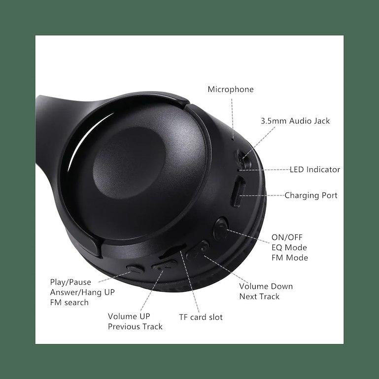 Bluetooth slušalice Sodo SD-1010 bele