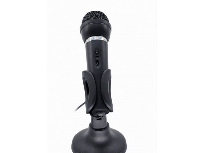 GEMBIRD MIC-D-04 kondenzatorski mikrofon sa stalkom 3,5mm, black