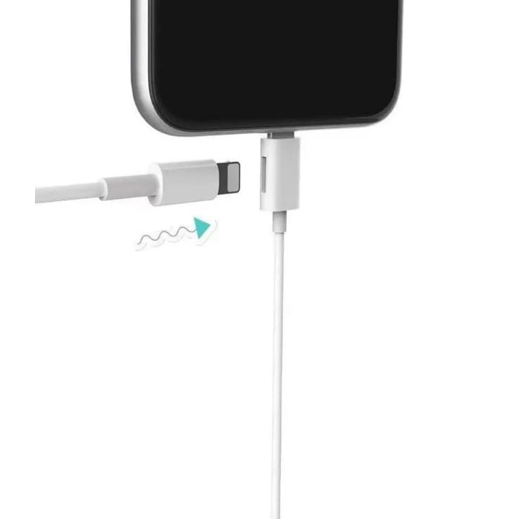 Slušalice sa adapterom za punjenje JH-015 za iPhone lightning bele