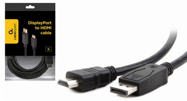 Kabl DisplayPort na HDMI digital interface 3m