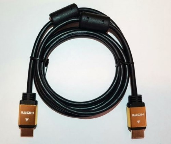Kabl HDMI M/M linkom V2.0 4K gold 3m