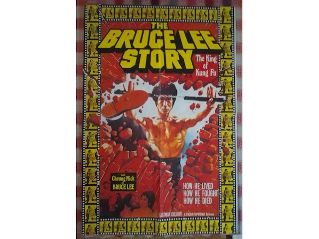 plakat THE BRUCE LEE STORY THE KING OF KUNG FU