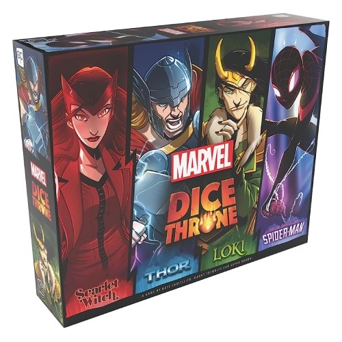 MARVEL DICE THRONE: SCARLET WITCH V. THOR V. LOKI V. SPIDER-MAN