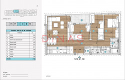 Telep, trosoban, 77m²