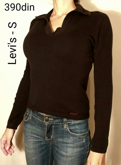 Levis majica džemperić crne boje S/36 - ORIGINAL