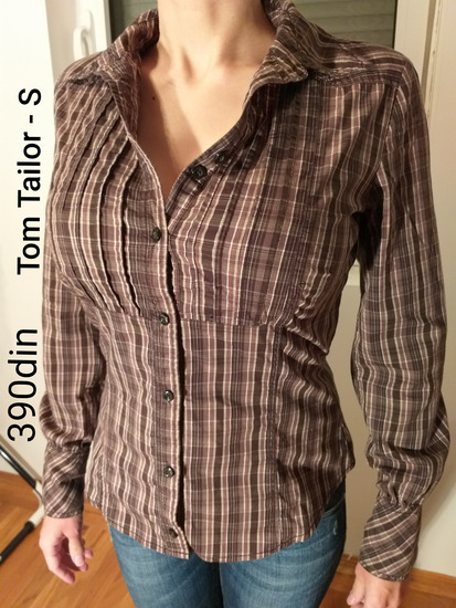 Tom Tailor ženska košulja braon S/36