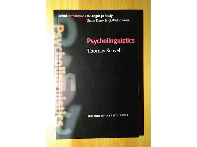 Thomas Scovel: Psycholinguistics