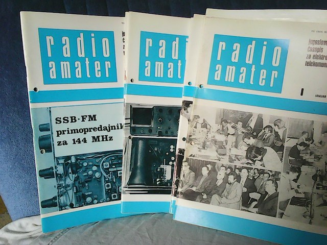 RADIO AMATER ČASOPISI 1-12/1979 GODIŠTE