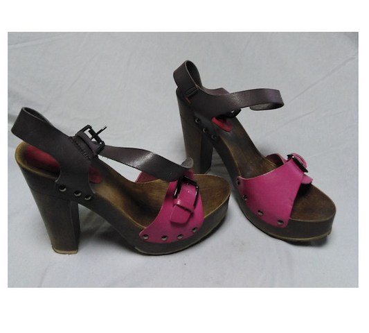 Braon-roze sandale 39 vel.