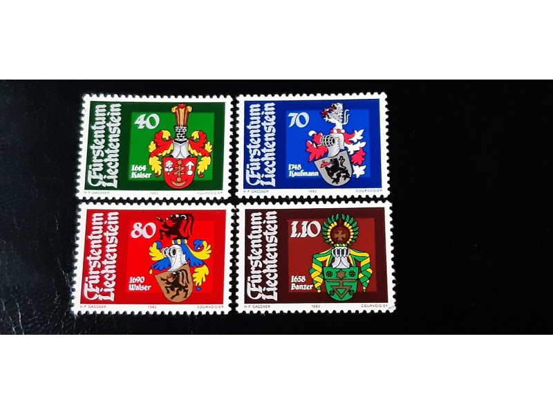 LIECHTENSTEIN 1982 KOMPLET SERIJA**