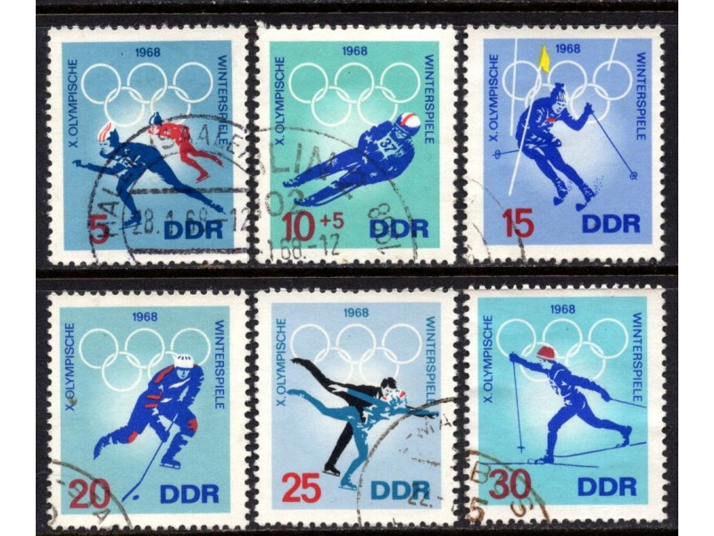 Nemačka DDR 1968. Komplet serija