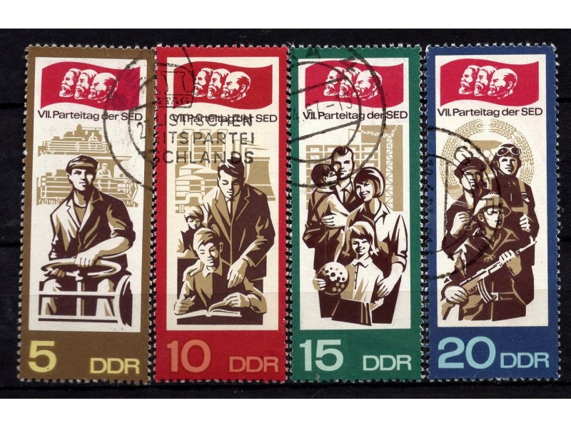Nemačka DDR 1967. Komplet serija