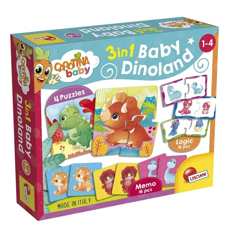 Carotina edukativna slagalica Baby Dino 3D