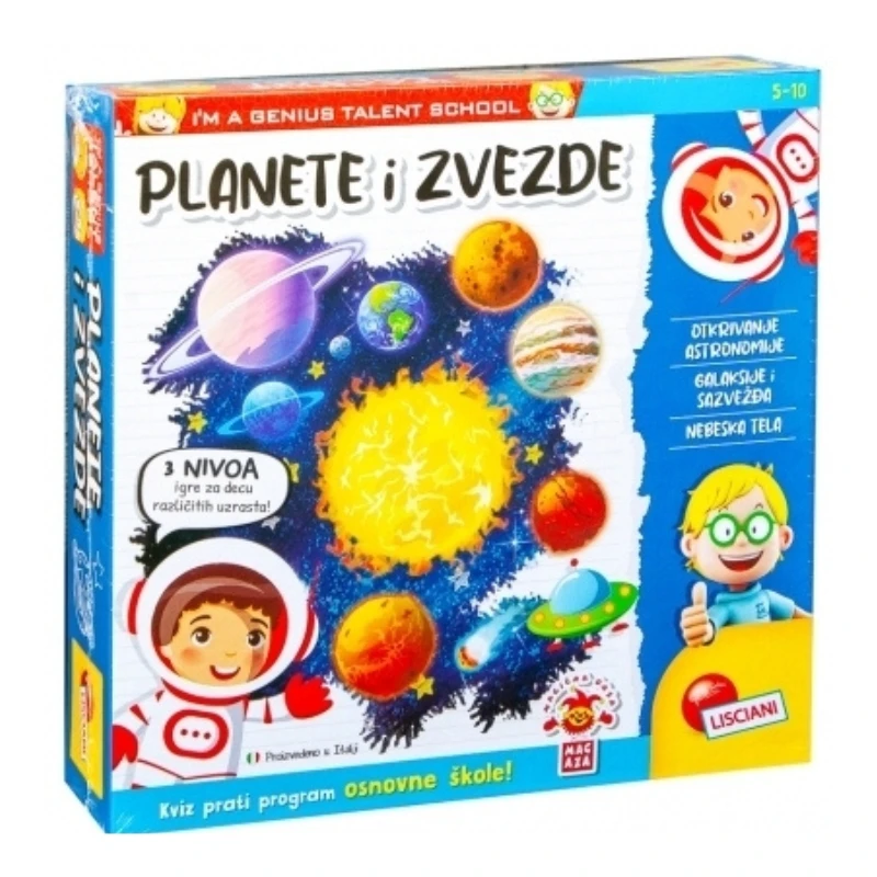 Mali Genije edukativni set Planete i Zvezde