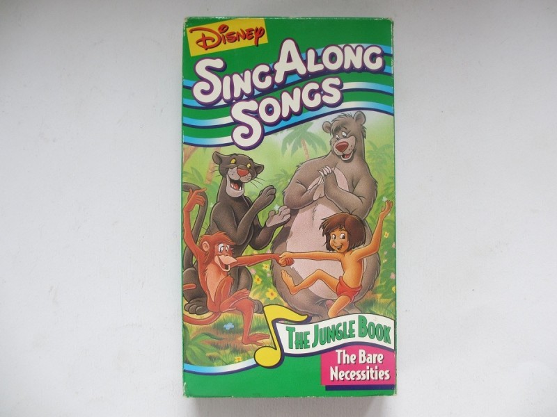 VHS Disney SingAlongSongs - The Bare Necessities