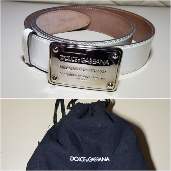 Dolce Gabbana kožni lakovan kaiš, original