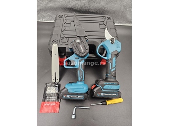 Makita aku set Testera i Makaze 88v dve baterije