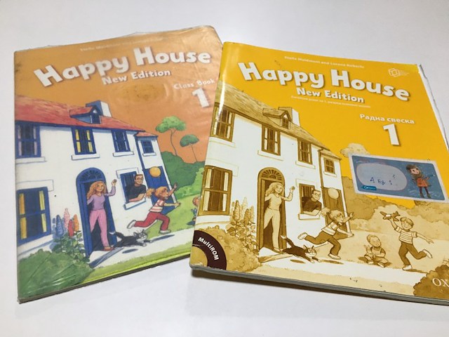 Happy House engleski jezik za 1. razred udžbenik i radn