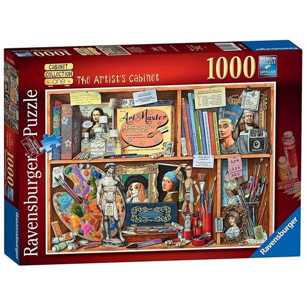 Ravensburger puzzle - Kabinet umetnika -1000 delova