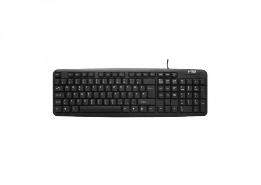 Tastatura USB ETECH E-5050 YU Black (CYR)