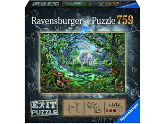 Ravensburger puzzle - Jednorog na reci - 759 delova