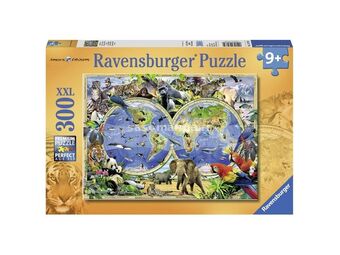 Ravensburger puzzle - Svet divljih životinja -300 delova