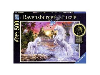 Ravensburger puzzle - Jednorog na reci - 500 delova