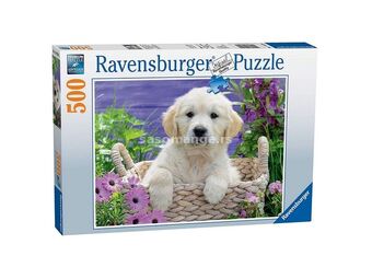 Ravensburger puzzle - Kuce u korpi - 500 delova