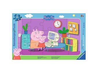 Ravensburger puzzle - Pepina za kompjuterom - 15 delova