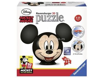 Ravensburger 3D puzzle - Mickey - 72 dela