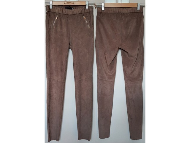 AMISU duboke velur pantalone 36