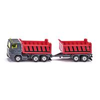 SIKU Kamion sa 2 prikolice - Truck with dumper body and tipping trailer 1685