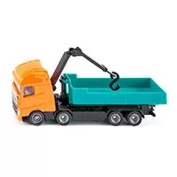 SIKU Kamion damper sa kranom - Volvo Roll-off tipper with crane 1683