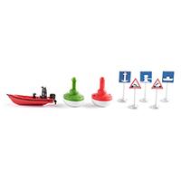 SIKU Set znakova za vodu + čamac - Accessories waterways 5592