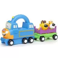 Little Tikes lokomotiva sa ručkom i prikolicom LT636172