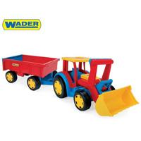 Traktor sa utovarivačem i prikolicom Wader 66300
