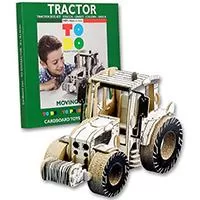 TO DO Cardboard Toy Eco Kit Tractor - 3D Puzzle Maketa TRAKTOR 121 deo