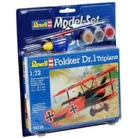 Revell maketa aviona sa priborom Model Set Fokker DR.1 Triplane RV64116/5006