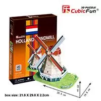 CUBIC FUN Holandska Vetrenjača Mlin Maketa 3D Puzzle P176